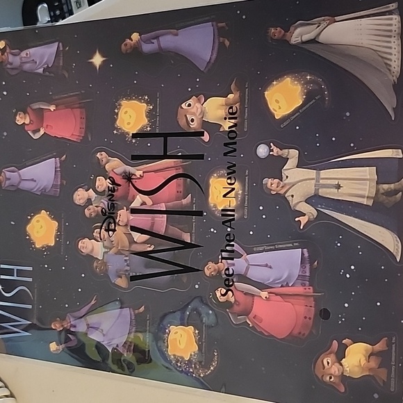 Disney | Other | Disney Wish Stickers New | Poshmark